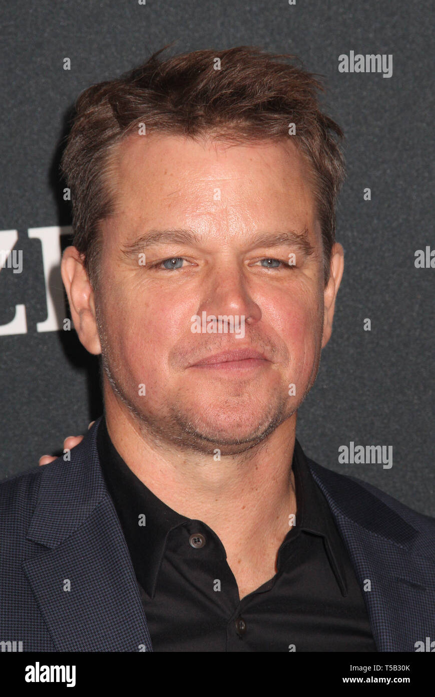 Los Angeles, USA. 22nd Apr 2019. Matt Damon 04/22/2019 The world ...