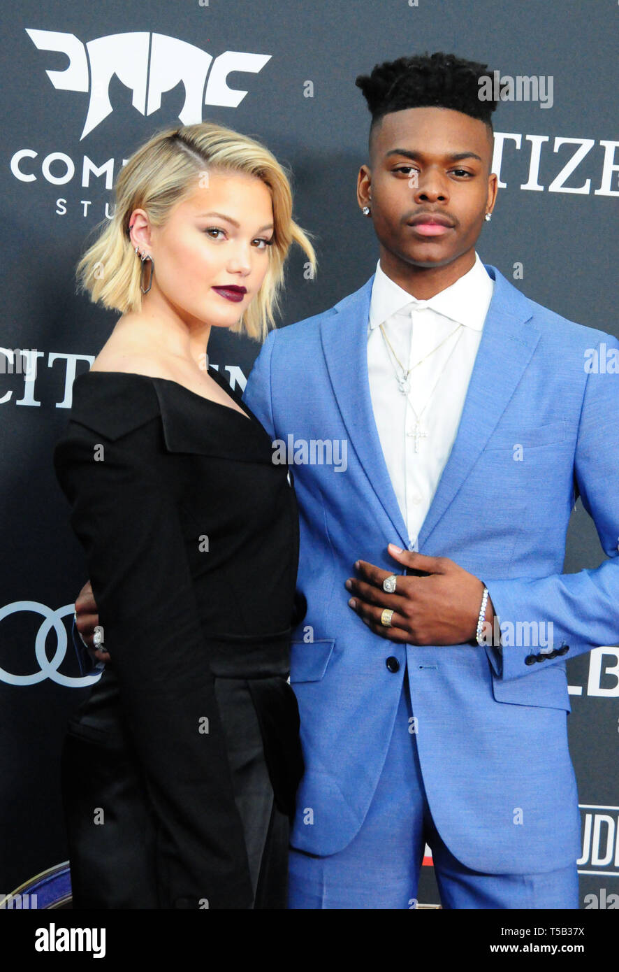 Los Angeles, California, USA. 22nd Apr, 2019. Actress Olivia Holt and ...
