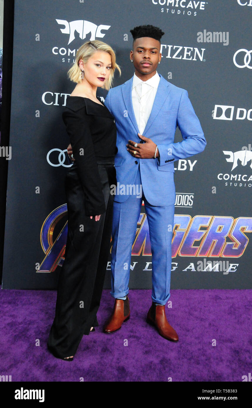 Los Angeles, California, USA. 22nd Apr, 2019. Actress Olivia Holt and ...