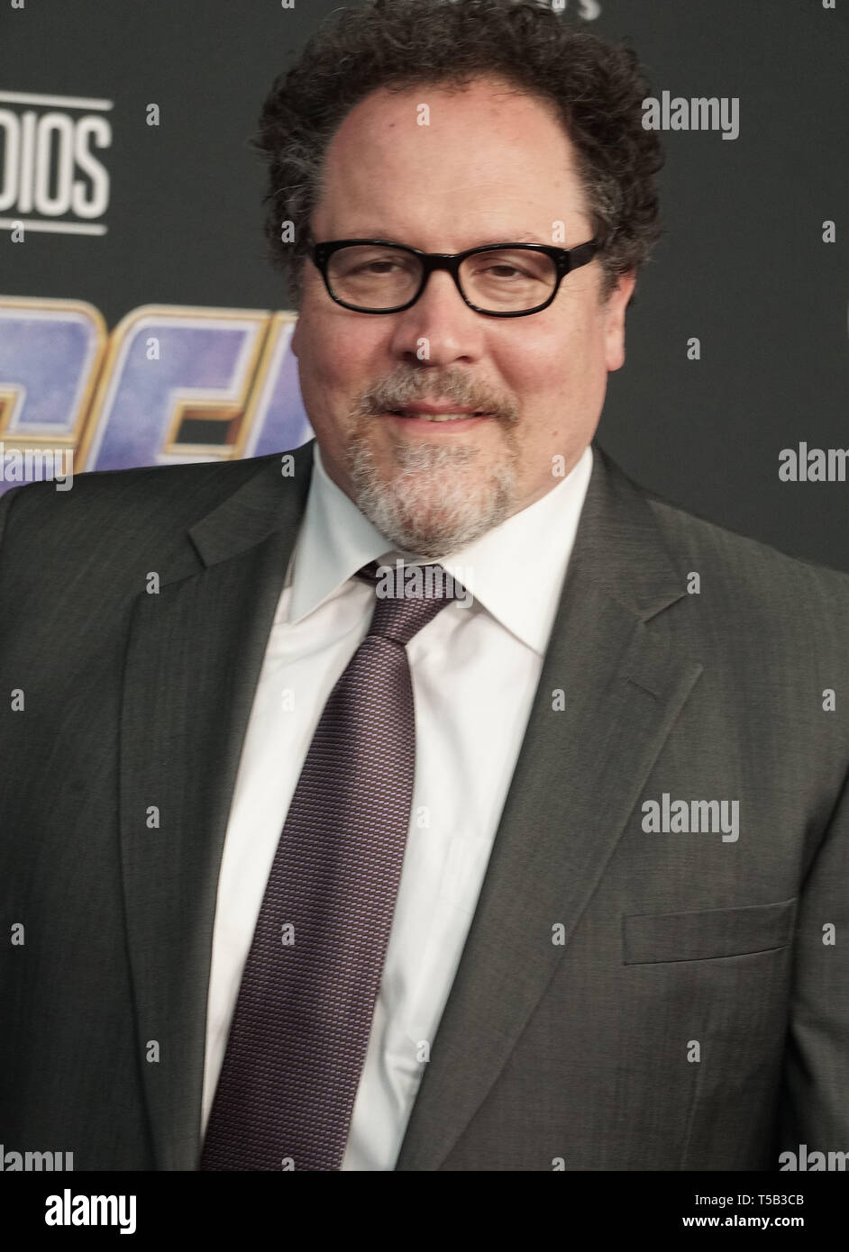 Jon favreau attending world premiere avengers hi-res stock photography ...