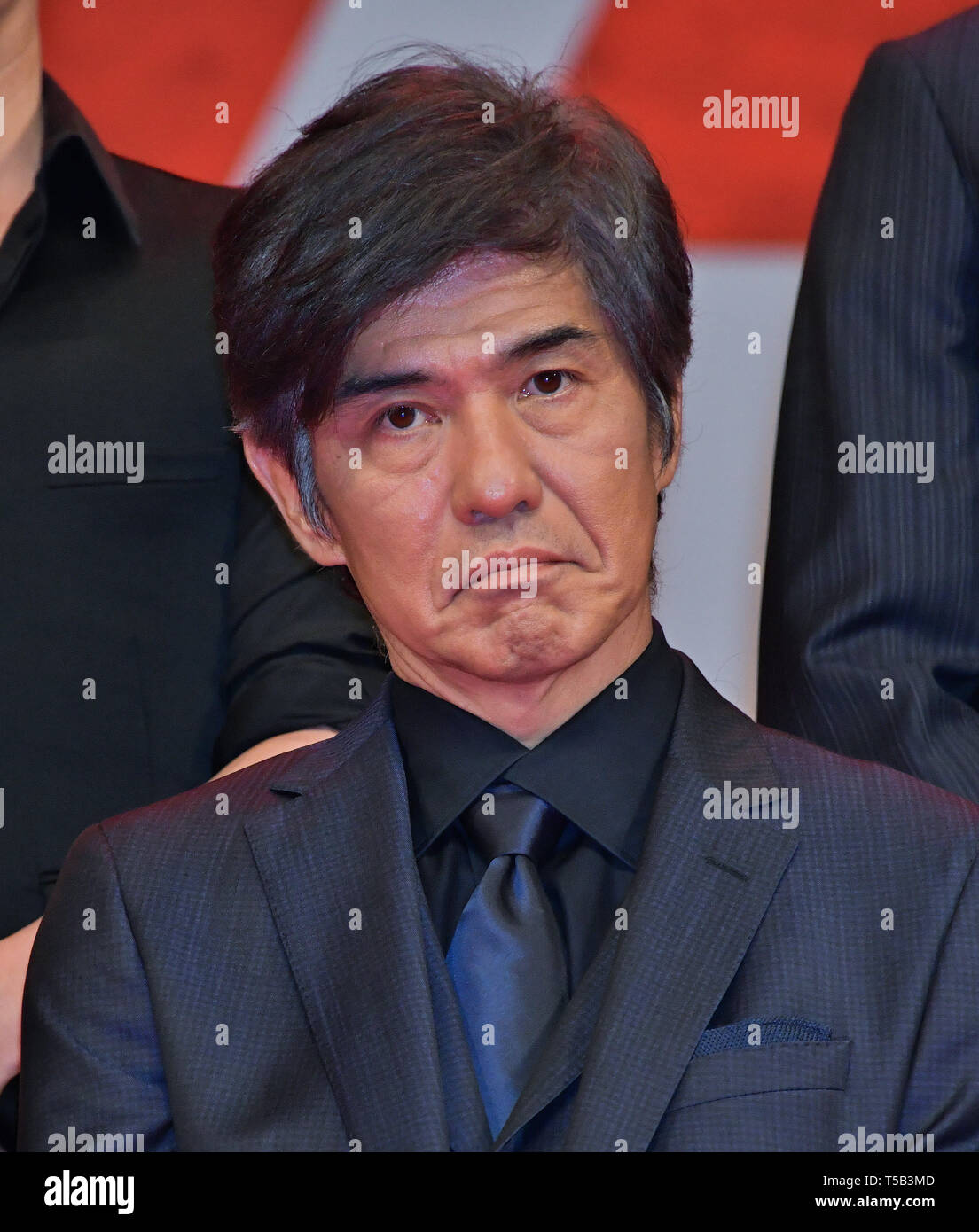 Sato Koichi attend a premiere for "Aircraft Carrier Ibuki" at the Tokyo ...