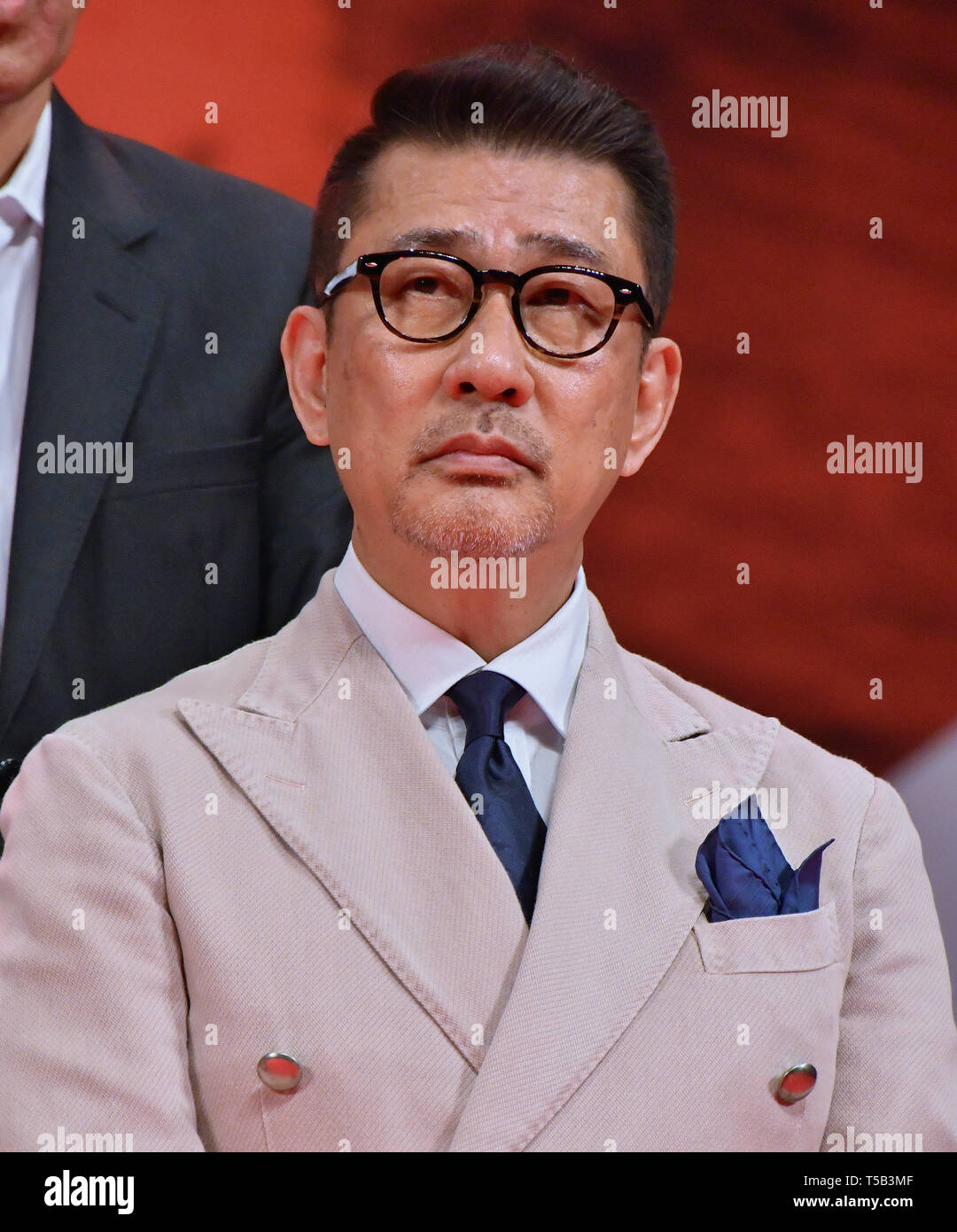 Kiichi Nakai attends a premiere for "Aircraft Carrier Ibuki" at the ...