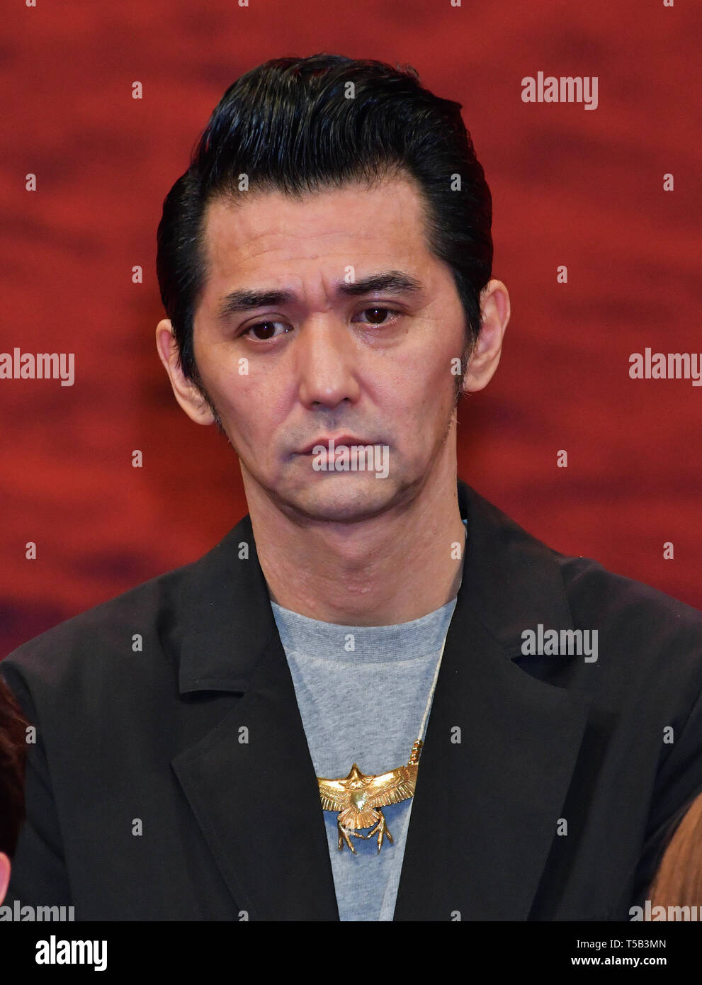 Jun Murakami attends a premiere for "Aircraft Carrier Ibuki" at the ...