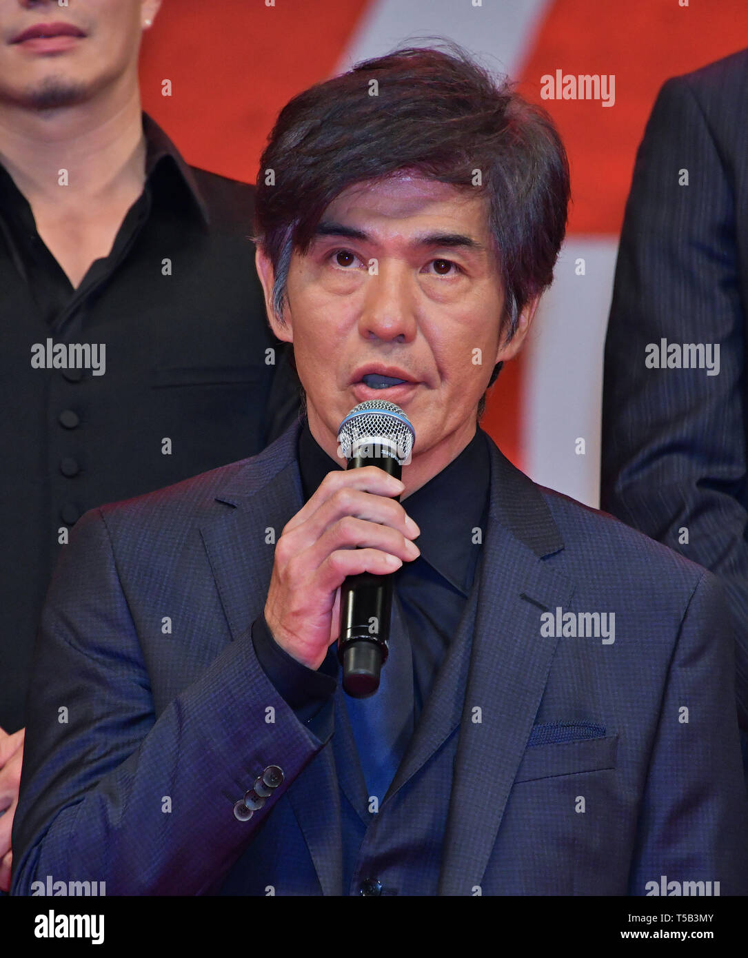 Sato Koichi attend a premiere for "Aircraft Carrier Ibuki" at the Tokyo ...
