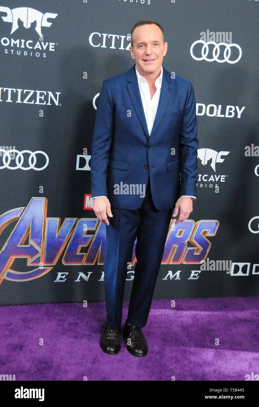 Los Angeles, California, USA 22nd April 2019 Actor Clark Gregg attends ...