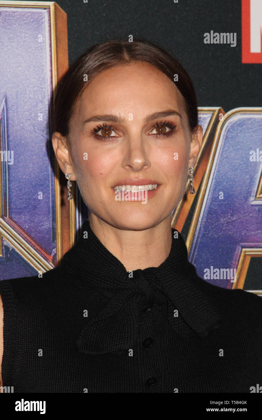 Natalie Portman 04/22/2019 The world premiere of Marvel Studios ...