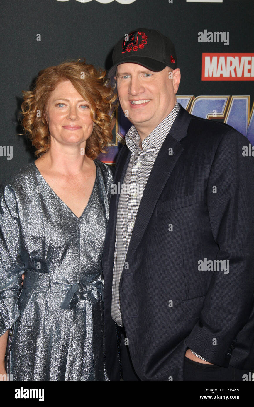 Caitlin Feige, Kevin Feige 04/22/2019 The world premiere of Marvel ...