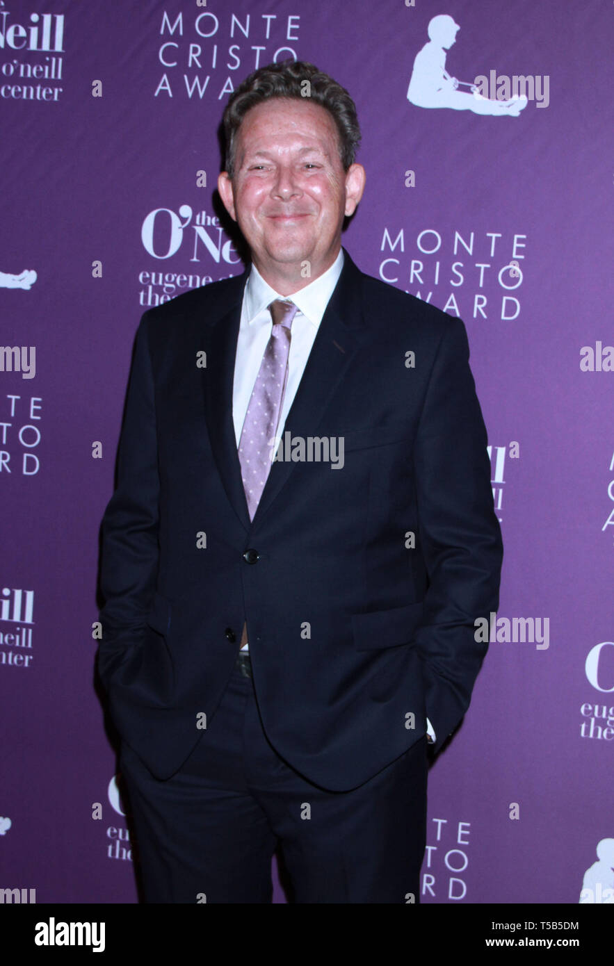 April.22, 2019 John Logan attend Eugene O'Neil Theater Center honors ...