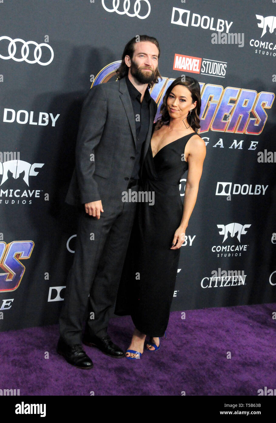 Los Angeles, California, USA 22nd April 2019 Actor Sam Hargrave and ...