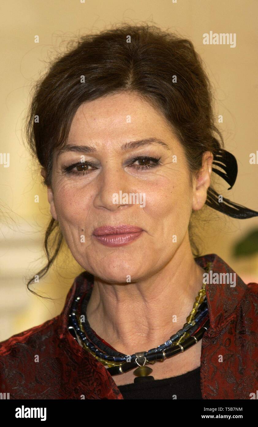 Hannelore Elsner, German actress, recorded on April 15, 2002 in Hamburg ...