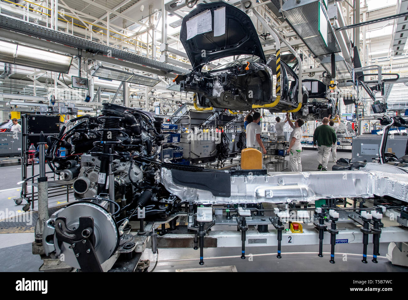 Skoda Auto Plant Assembly Line High Resolution Stock Photography and ...