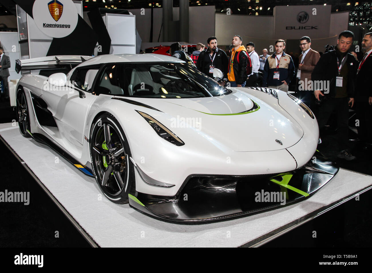 Koenigsegg Jesko at the New York International Auto Show 2019, at the ...