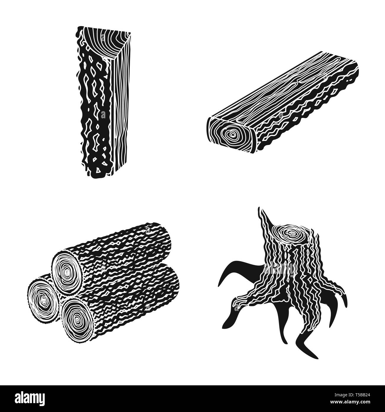 Black forest raw material Cut Out Stock Images & Pictures - Alamy