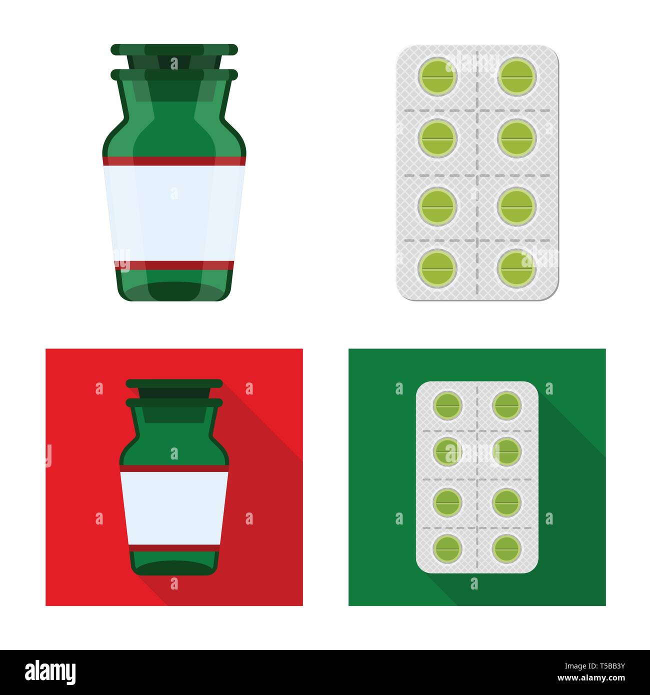 Plastic prescription vial Stock Vector Images - Alamy