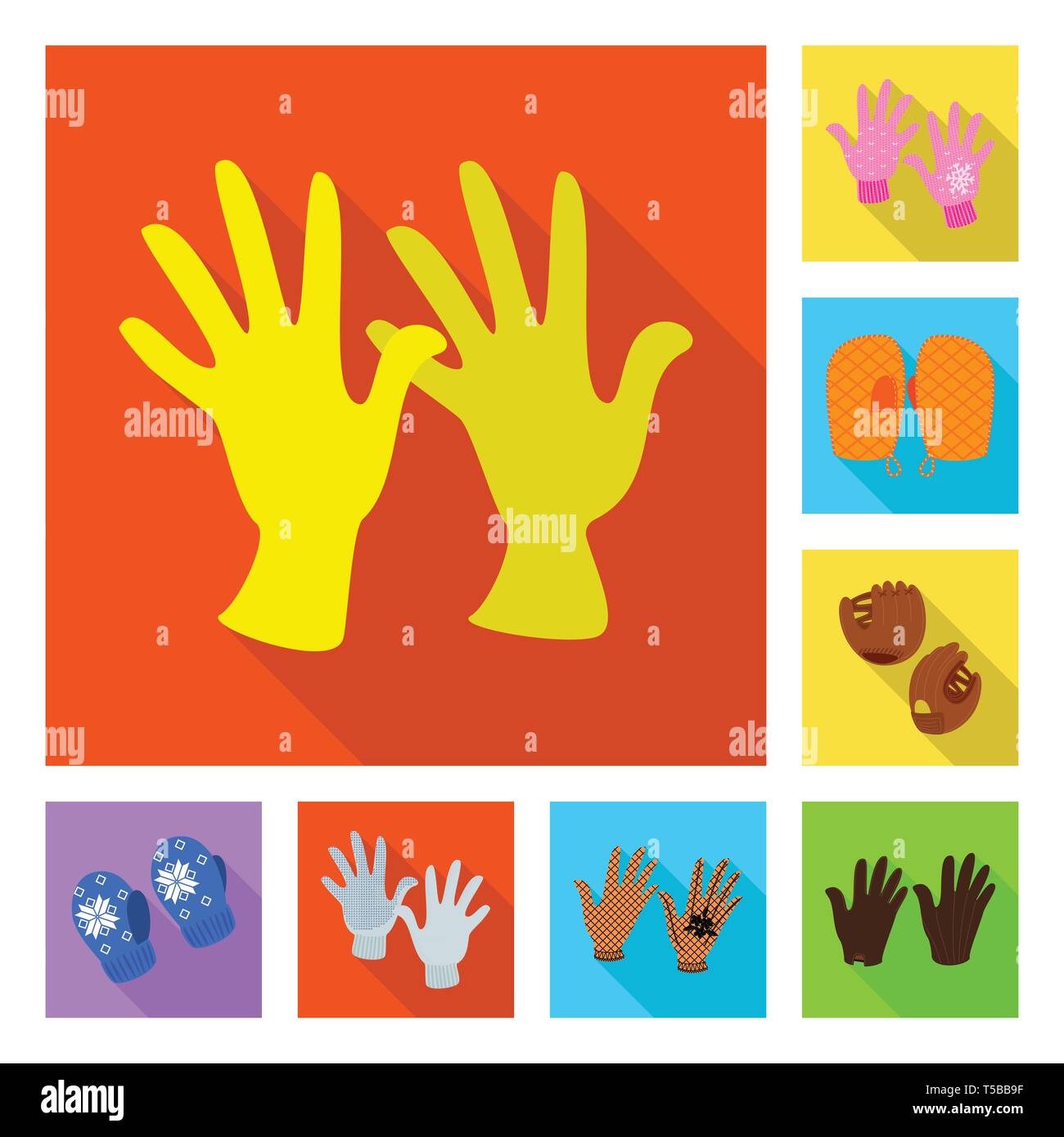 Vector illustration of own and textile sign. Collection of own and ...