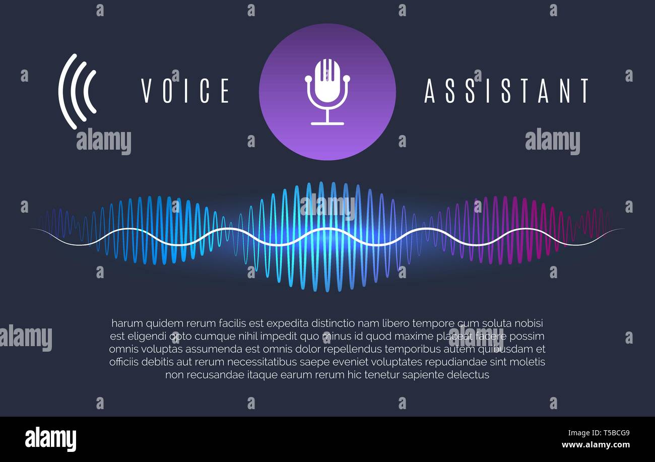 Soundwaves recognition assistant Stock Vector Image & Art - Alamy