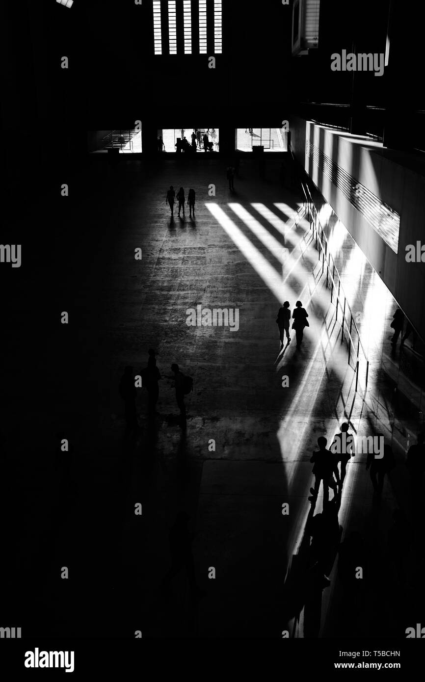 Tate Modern Silhouettes High Resolution Stock Photography and Images ...