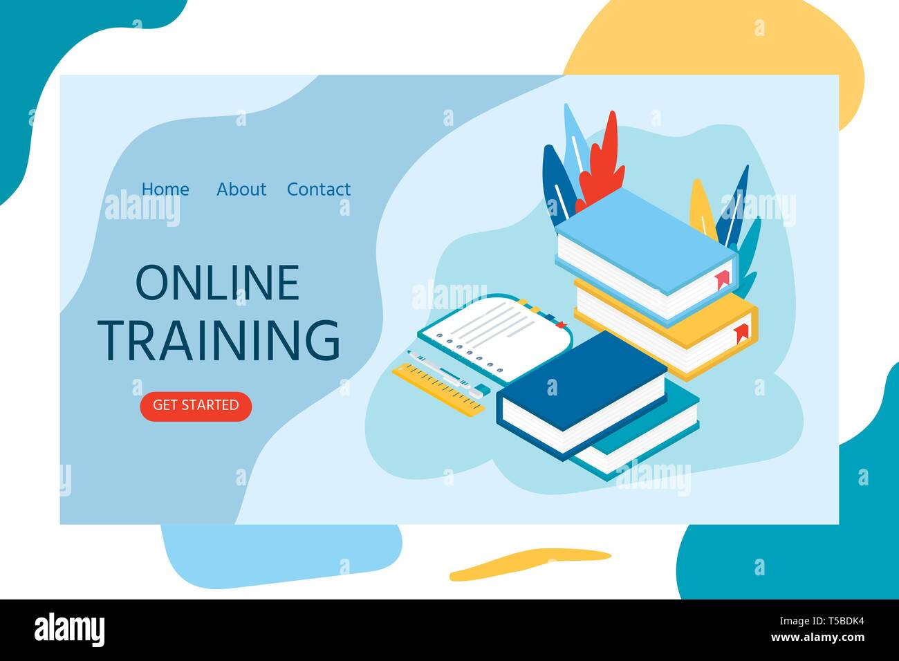 Book lectures Stock Vector Images - Alamy