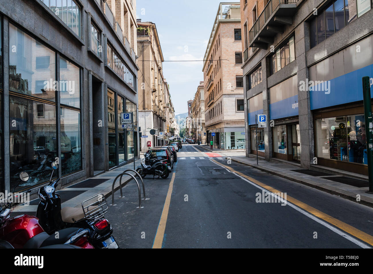 Turin downtown hi-res stock photography and images - Alamy