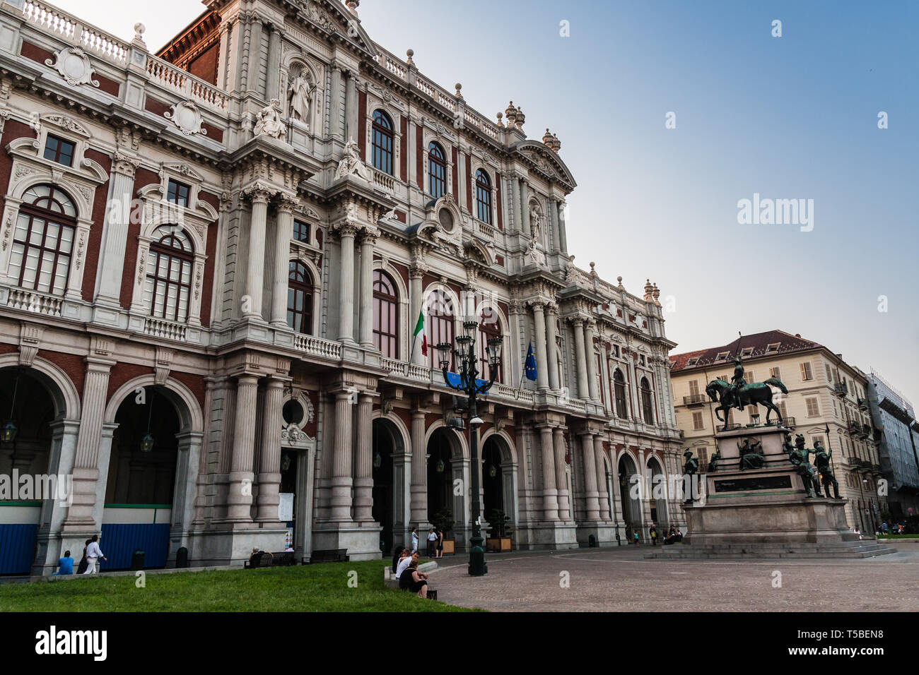 Museum of the Risorgimento, Carlo Alberto Square, Turin Stock Photo - Alamy