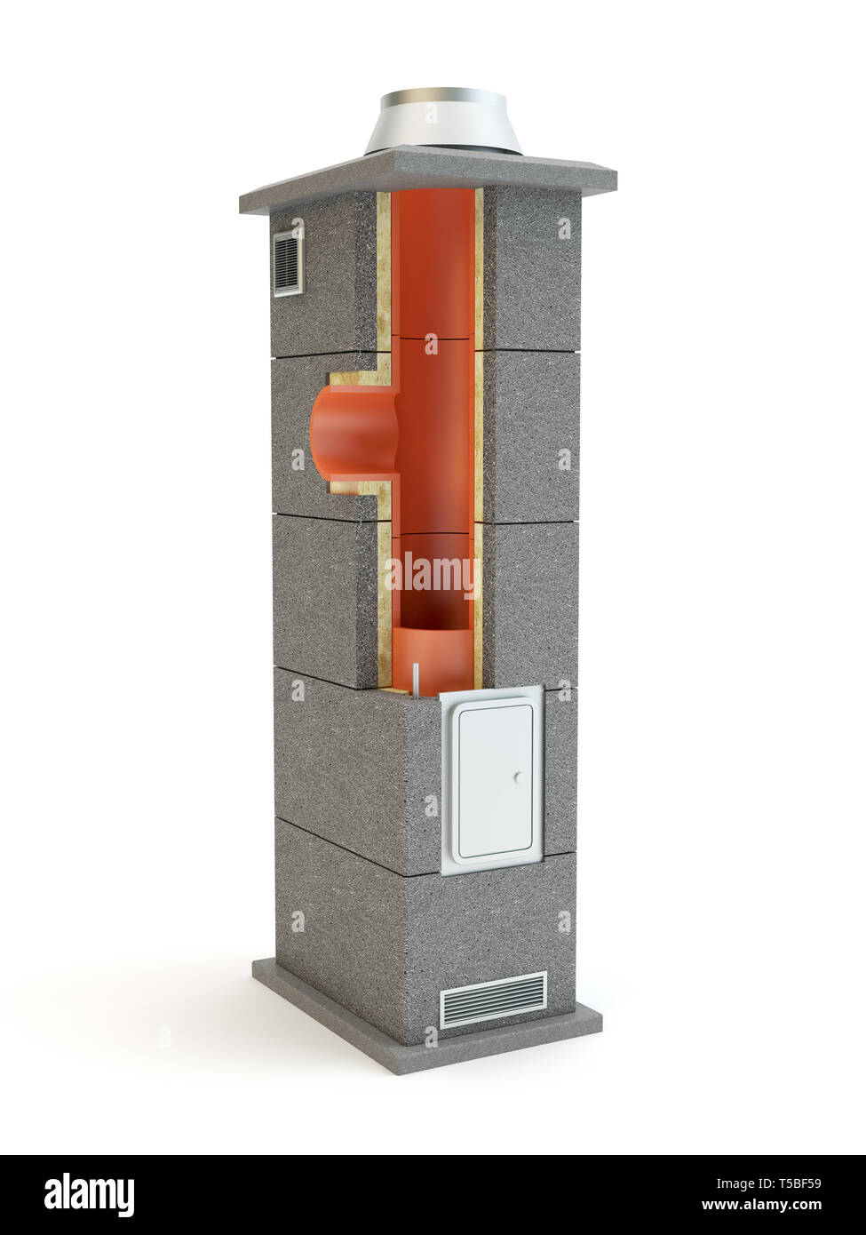 House ventilation system Cut Out Stock Images & Pictures - Alamy