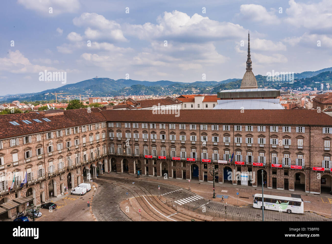 Aerial view of turin hi-res stock photography and images - Alamy
