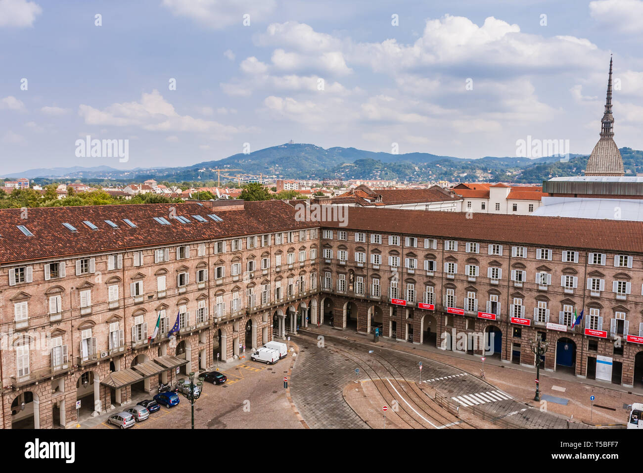Aerial view of turin hi-res stock photography and images - Alamy