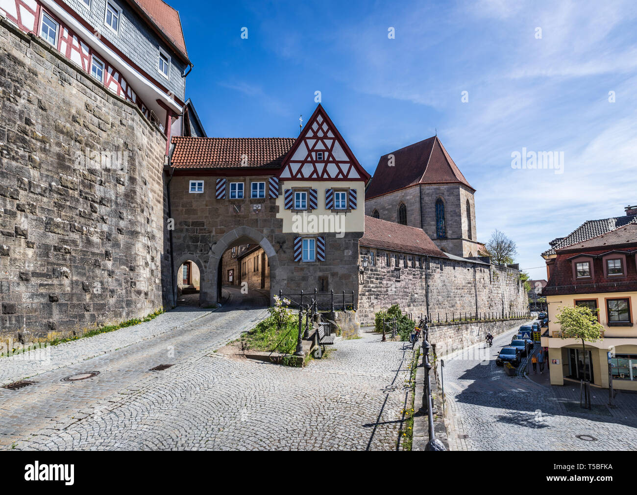 KRONACH, GERMANY - CIRCA APRIL, 2019: Bamberger Tor at Melchior-Otto ...