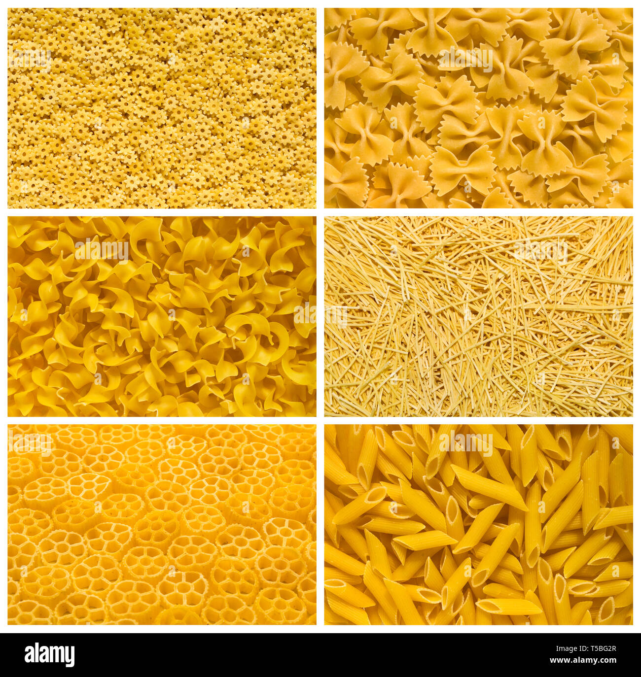 Italian pasta backgrounds collection Stock Photo - Alamy