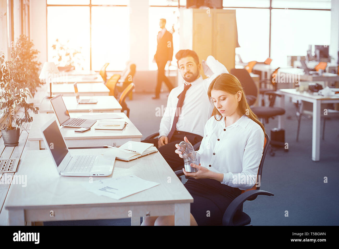 Airplane employees hi-res stock photography and images - Alamy