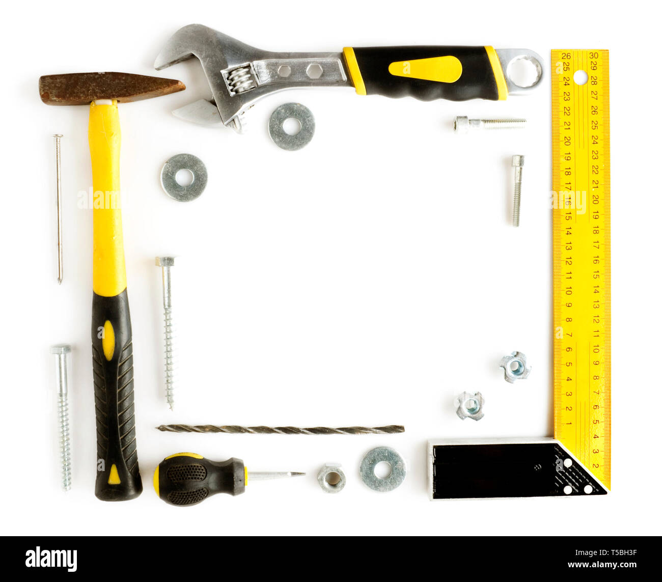 Work tools copyspace on Cut Out Stock Images & Pictures - Alamy