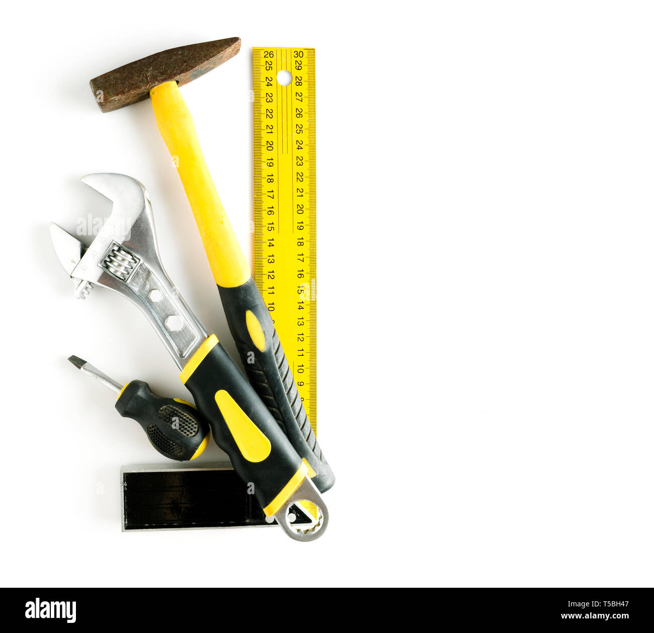 Carpentry construction hardware tools collage Cut Out Stock Images ...