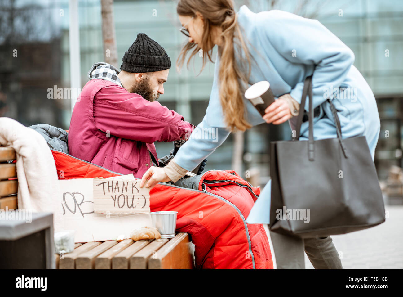Rich people homeless hi-res stock photography and images - Alamy