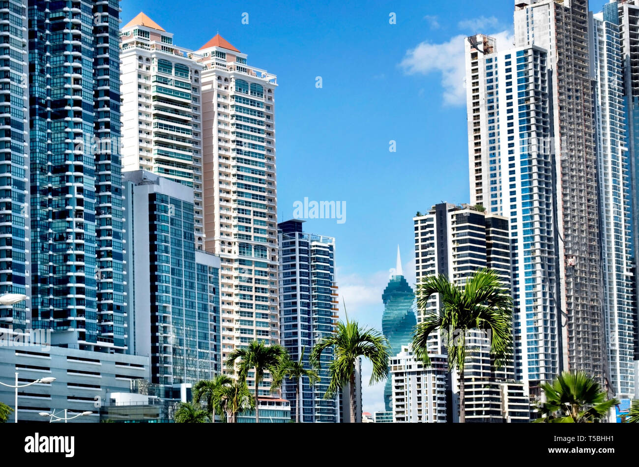 Modern skyscrapers in Panama City Stock Photo - Alamy