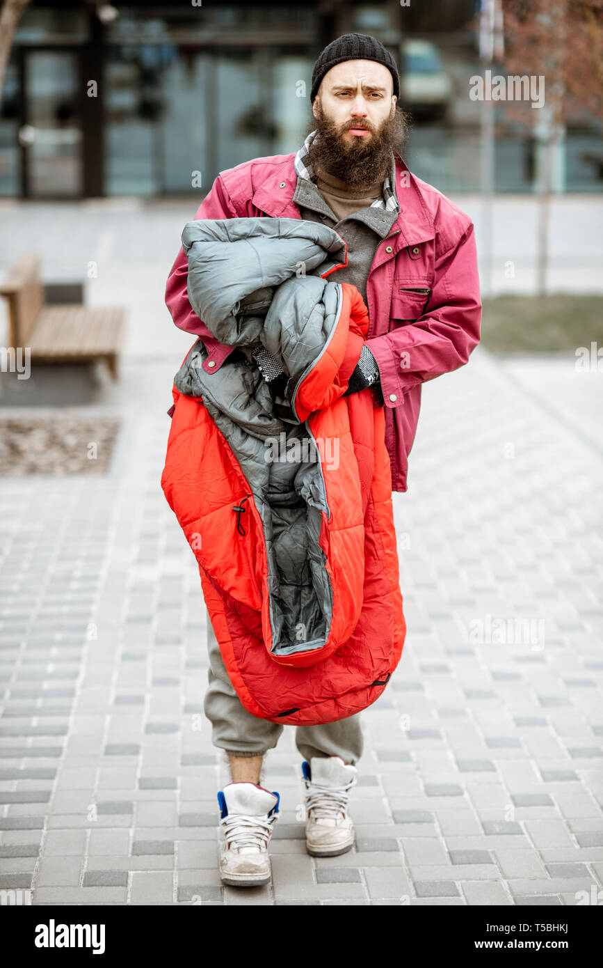 Homeless Man Standing