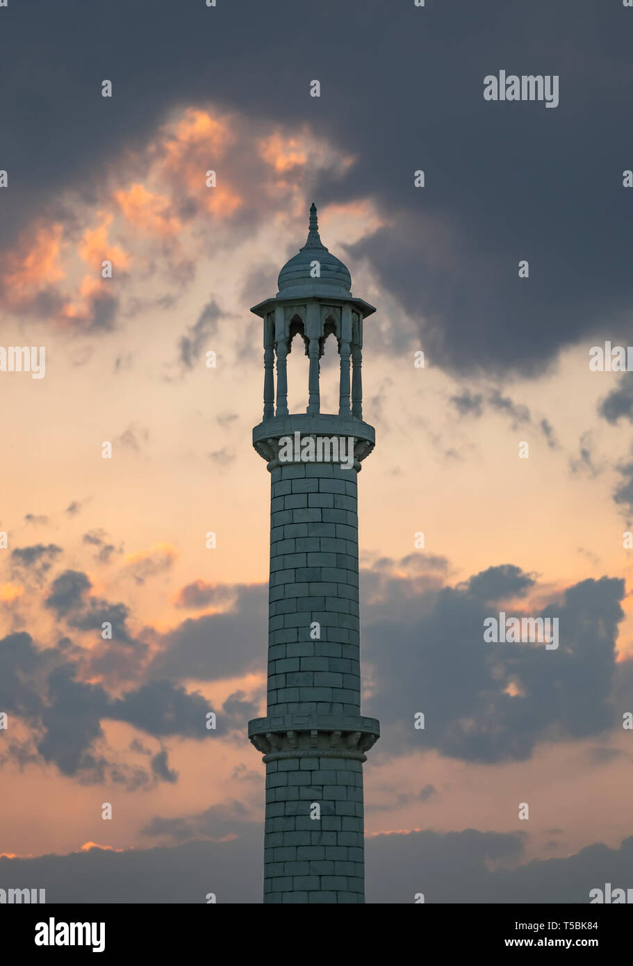 indian column in the sky for background Stock Photo - Alamy