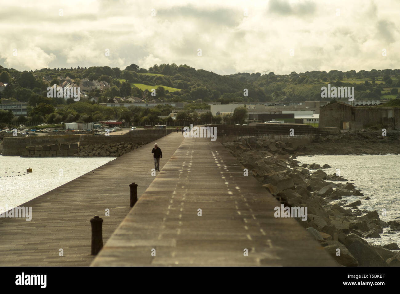 Cherbourg harbour fortification hi-res stock photography and images - Alamy
