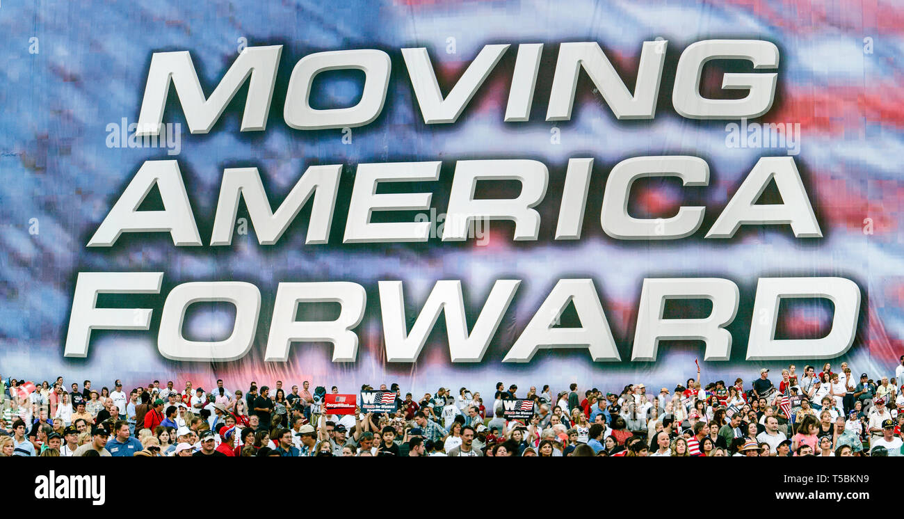 President George W. Bush continued his campaign for re-election as ...