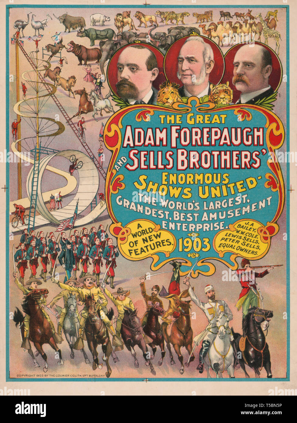 The Great Adam Forepaugh and Sells Brothers Enormous Shows United ...