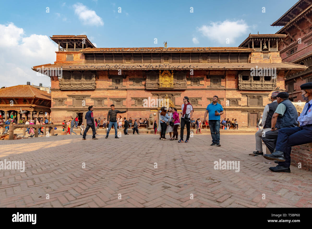 LALITPUR, PATAN, NEPAL - APRIL 3, 2019: The main building of the Royal ...