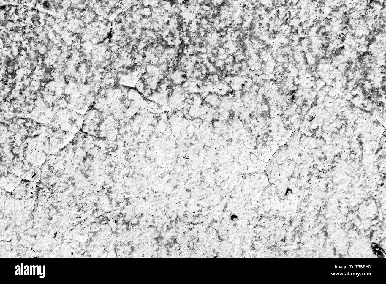 Old painted wall background texture close up. Black and white Stock ...