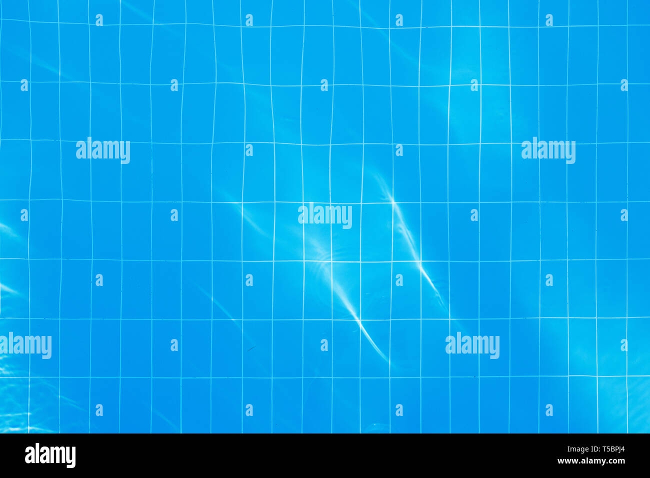 Blue clear water in swimming pool Stock Photo - Alamy