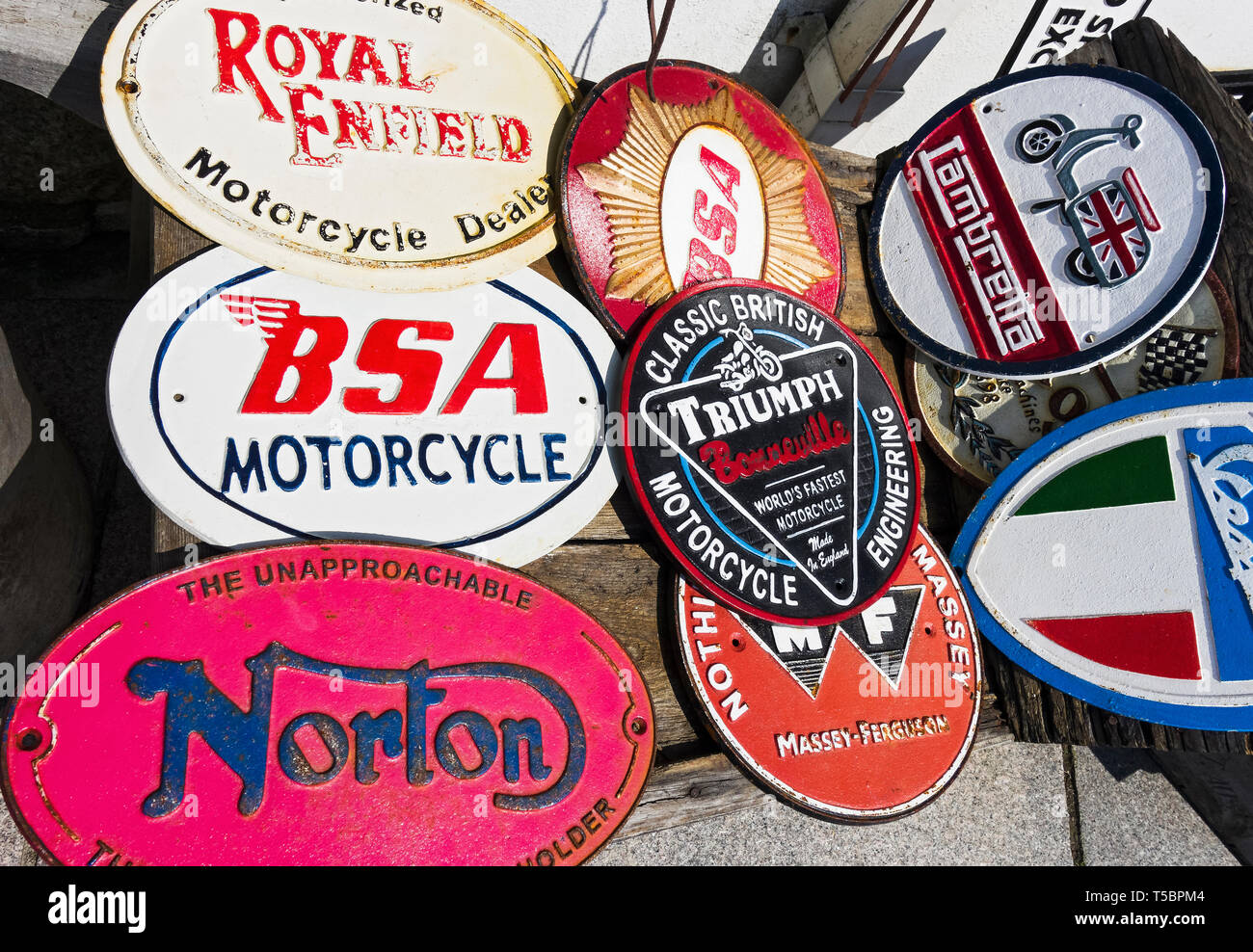 Motorcycle badges hi-res stock photography and images - Alamy