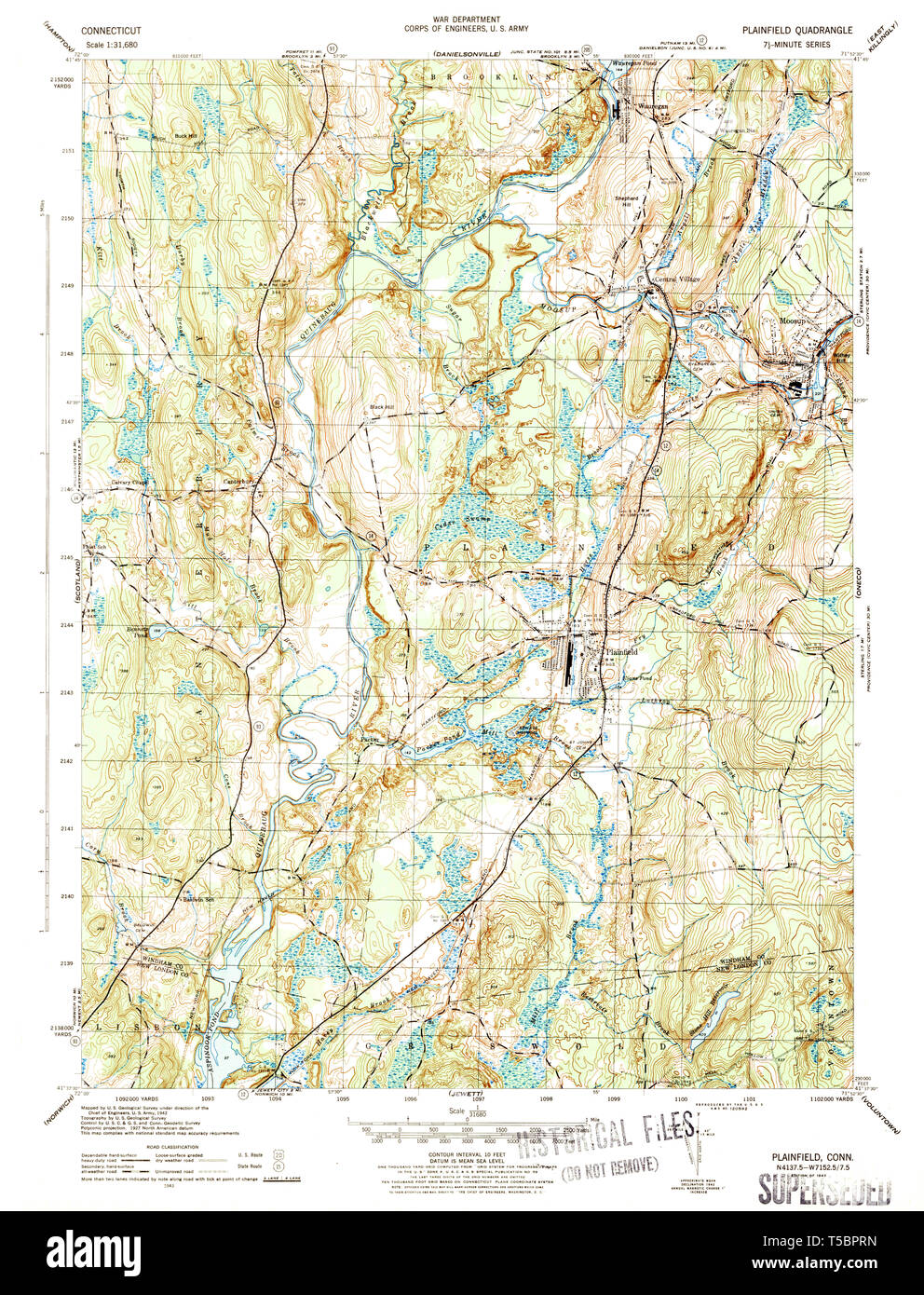 Plainfield map hi-res stock photography and images - Alamy