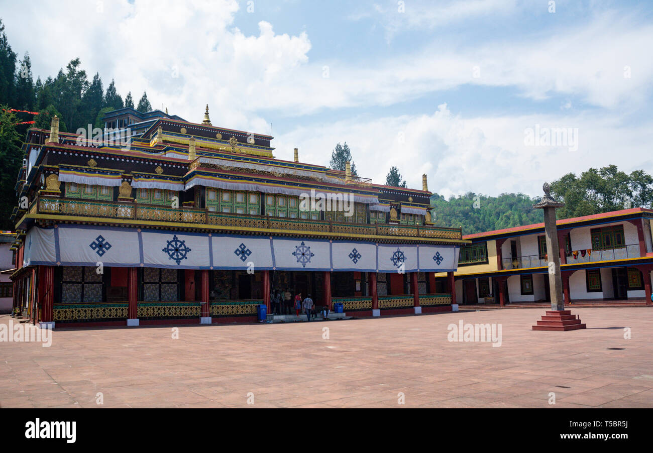 Rumtek monastery gangtok sikkim hi-res stock photography and images - Alamy