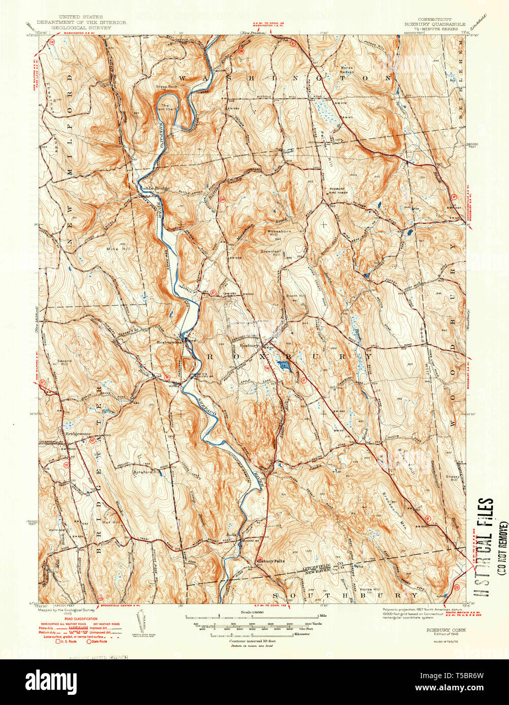 Roxbury map hi-res stock photography and images - Alamy