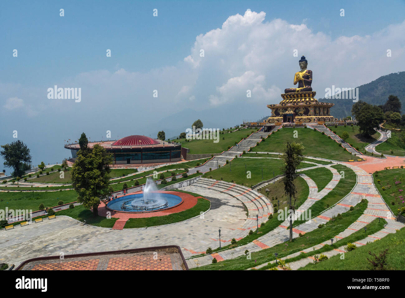 Ravangla Garden and Buddha Statue,Sikkim,India Stock Photo - Alamy