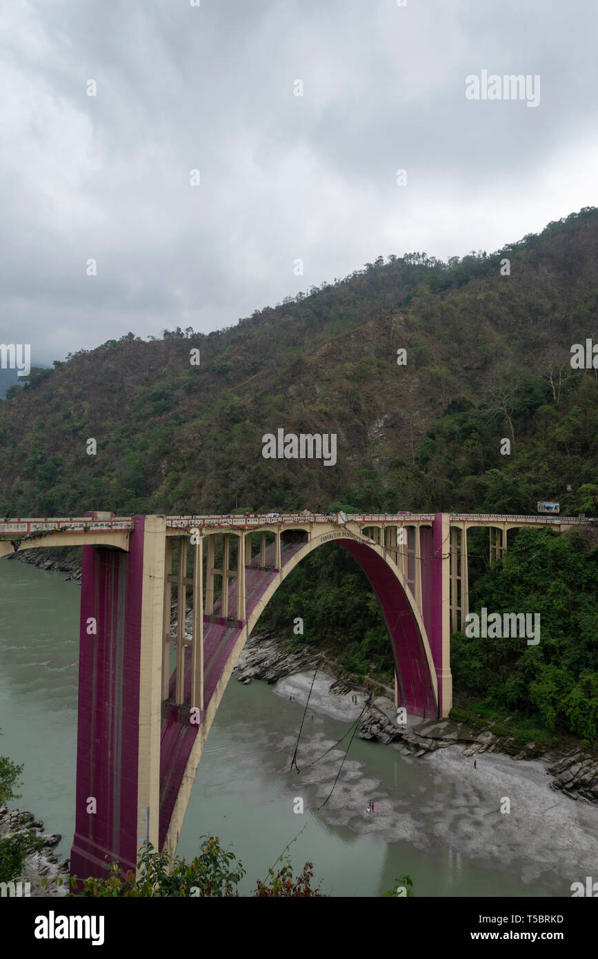 Famous Coronation Bridge near Siliguri,West Bengal,India Stock Photo ...
