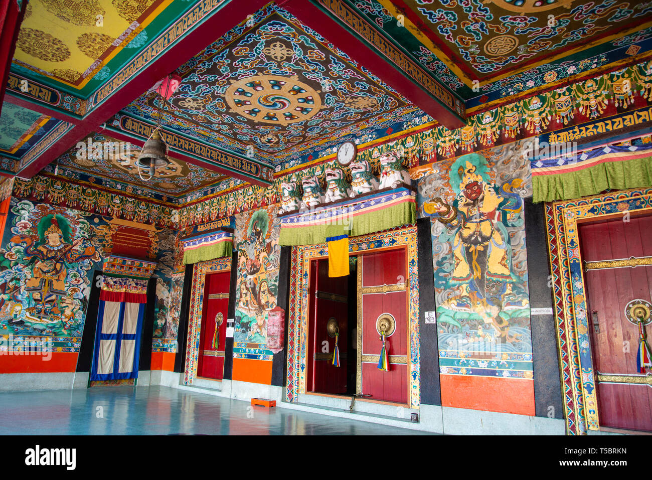 Inside monastery,sikkim hi-res stock photography and images - Alamy