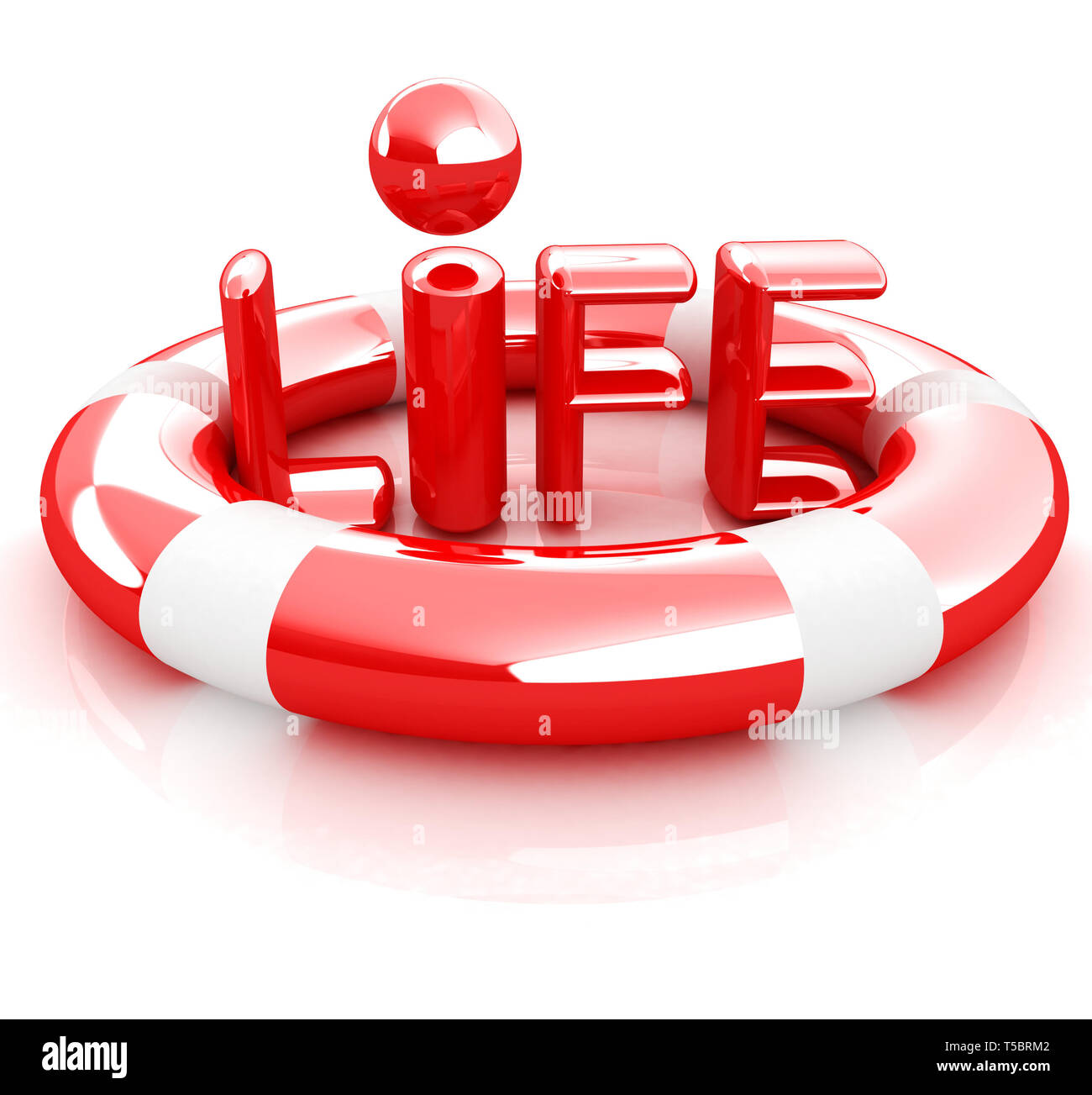 Concept of life-saving.3d illustration. Global Stock Photo - Alamy